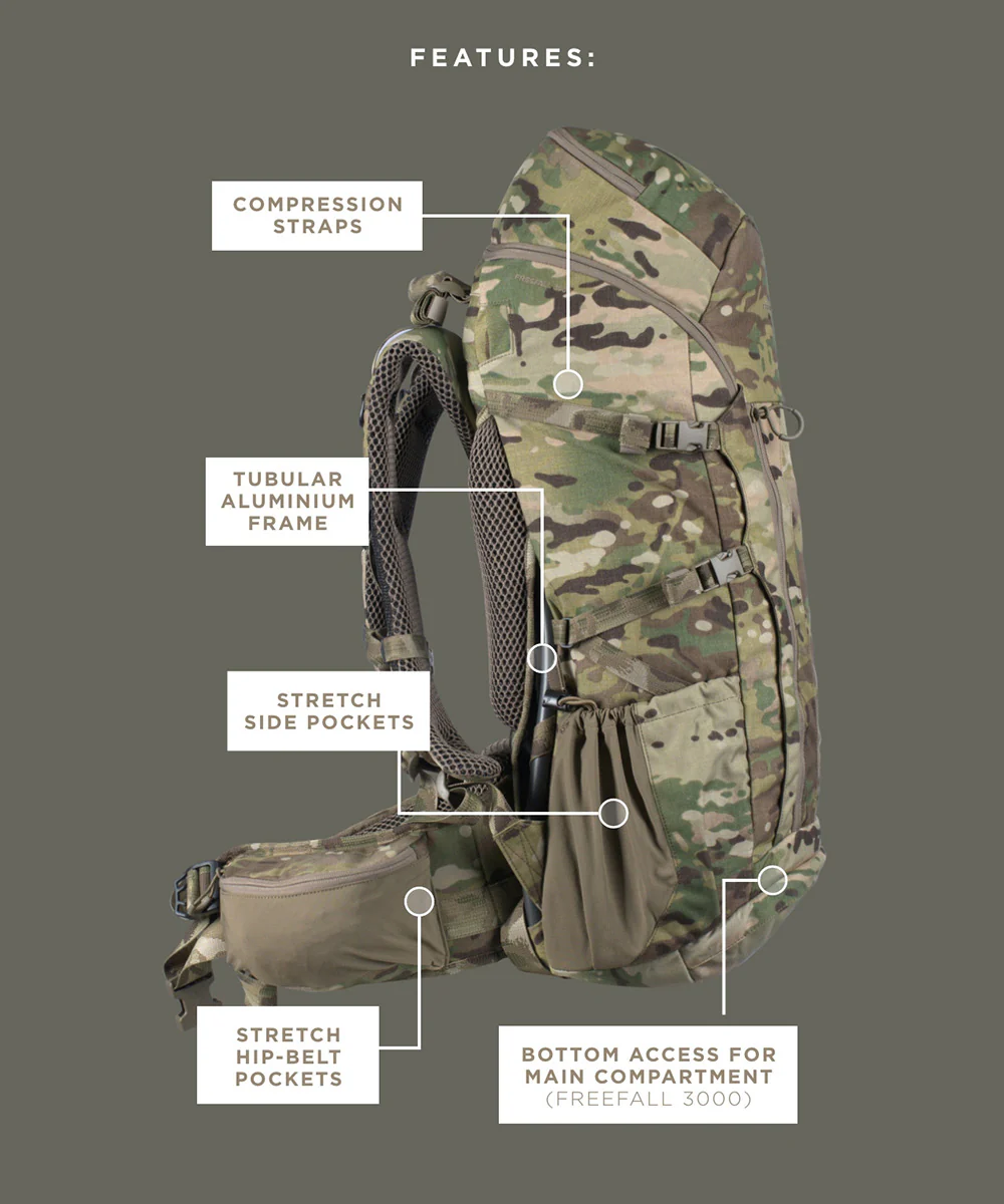 Eberlestock Freefall 2000 | Tactical Daypack Canada | LOF Defence